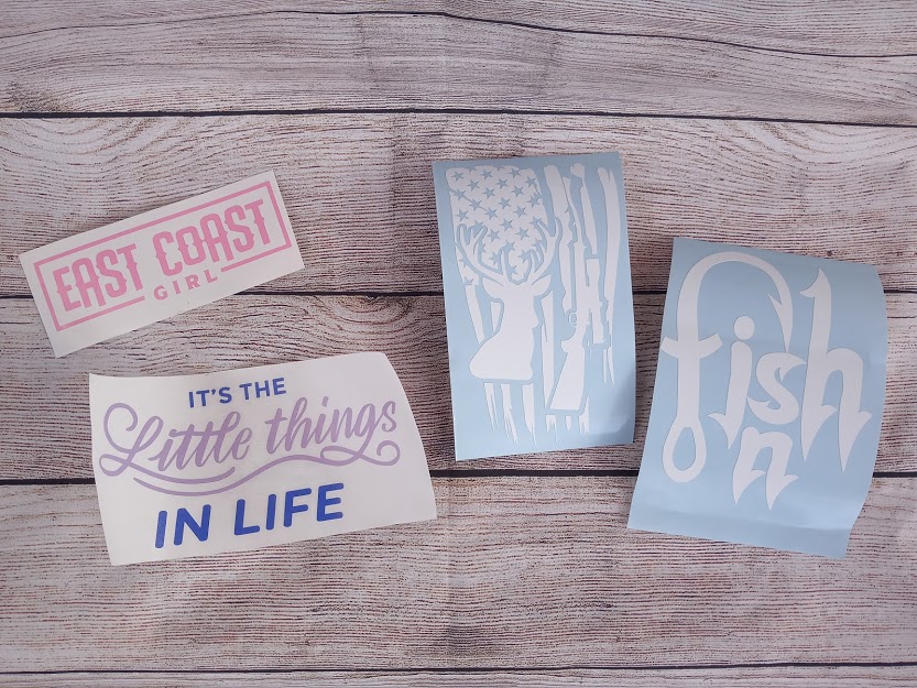 Custom 3 Color Vinyl Decals - Point59Design