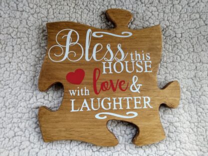 Custom Puzzle Piece Shape Sign - Point59Design